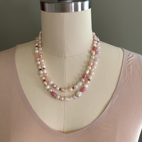 Honora | Jewelry | Honora Pearl Necklace Individually Knotted 4 Strand ...